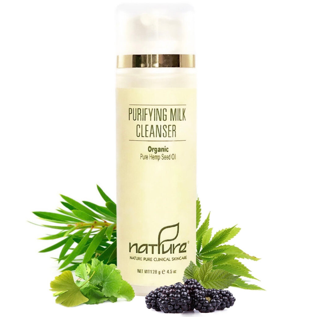 Purifying Milk Cleanser with Organic Hemp Seed Oil | NATPURE Holistic ...